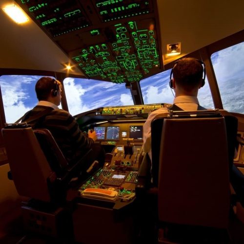 simulateur avion de ligne cockpit - Skyway Simulation